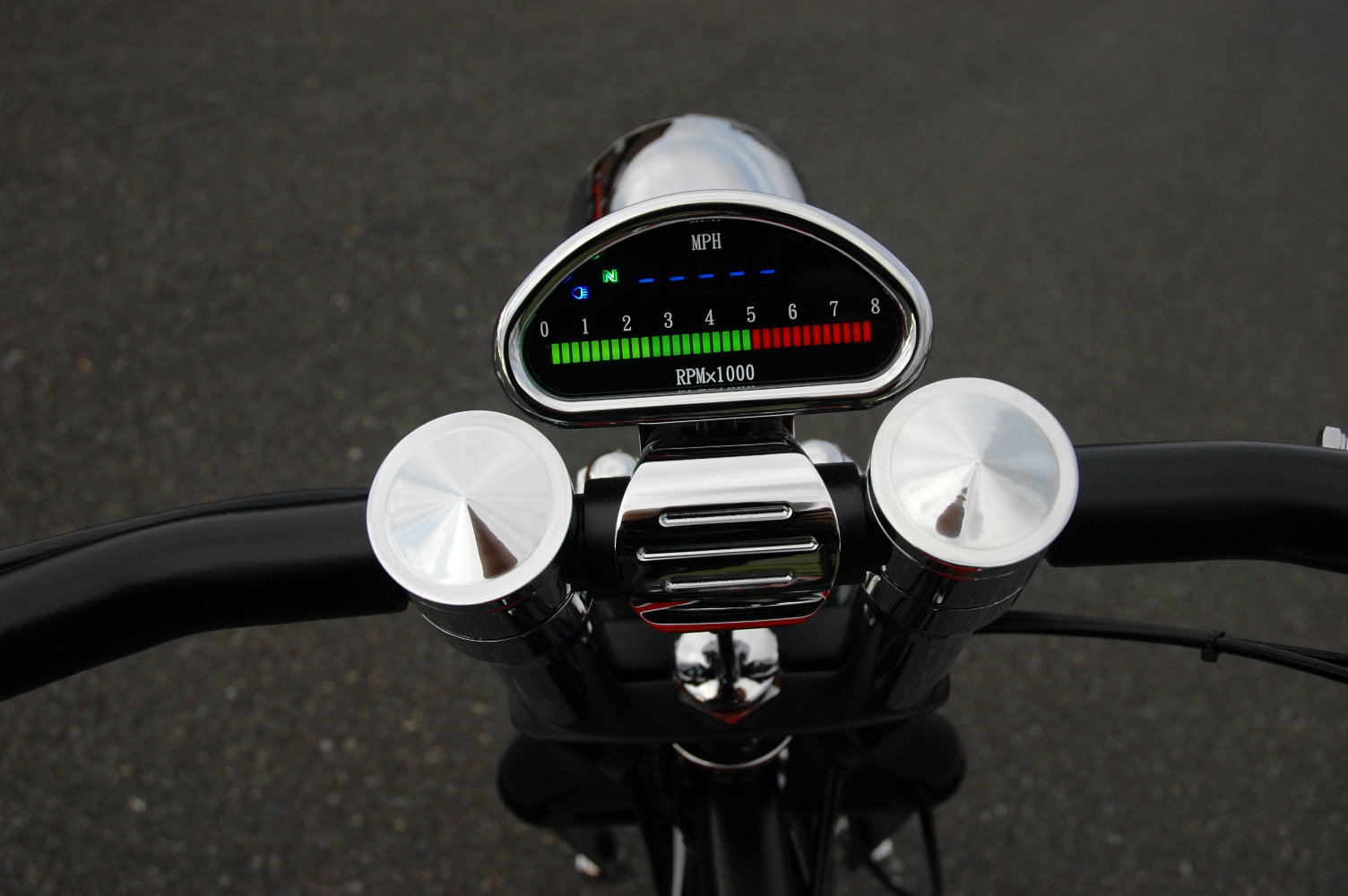 biker excalibur II: RED FLAMES HARLEY POWERED BOBBER by American ...