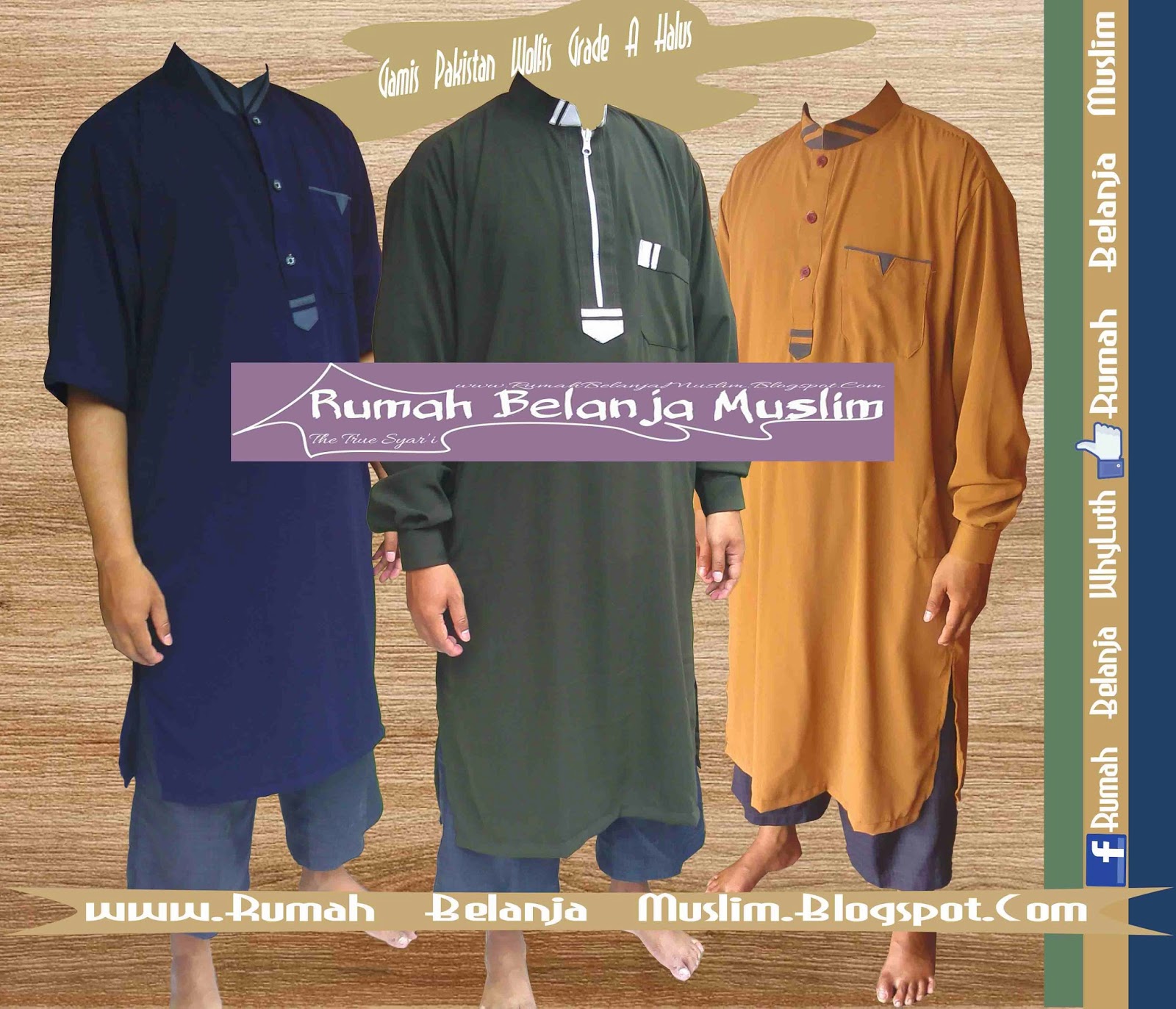 RUMAH BELANJA MUSLIM: Jenis Gamis Pakistan Pria
