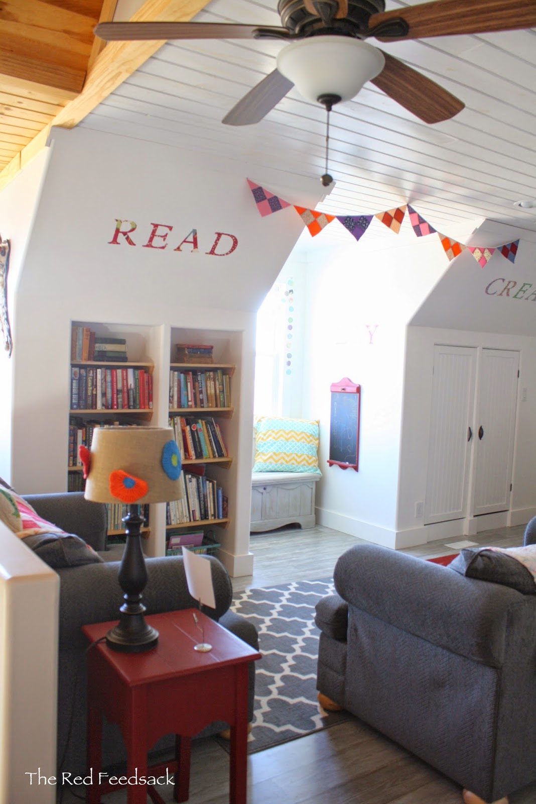 The Red Feedsack: Barn Room Update!