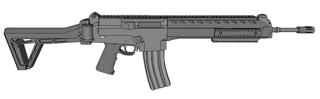 Alan Ferreira Design 3D: [Novo] Fuzil Imbel IA2 5,56mm, das Forças ...