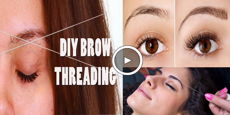 Diy Brow Threading Tutorial At Home Shaping - Iconic | Blogs