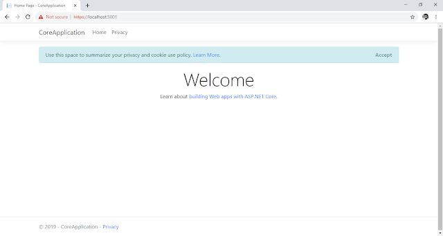 Crazy Stupid: Creating First .Net Core MVC Application