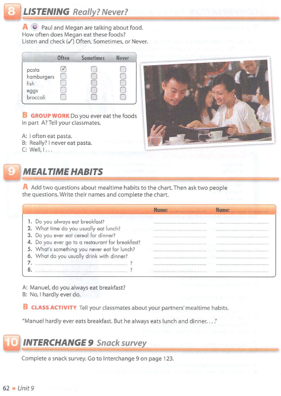 Recursos para Aprende Inglés Online: INTERCHANGE INTRO 4TH EDITION UNIT 9 WITH AUDIOS