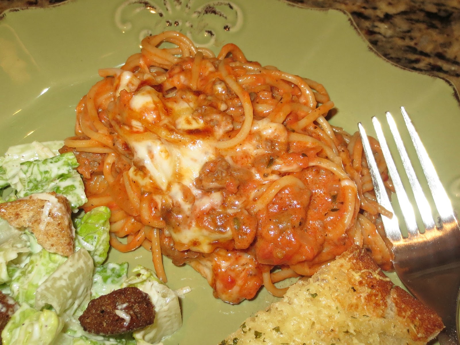 Kaitlin in the Kitchen: Creamy Skillet Spaghetti