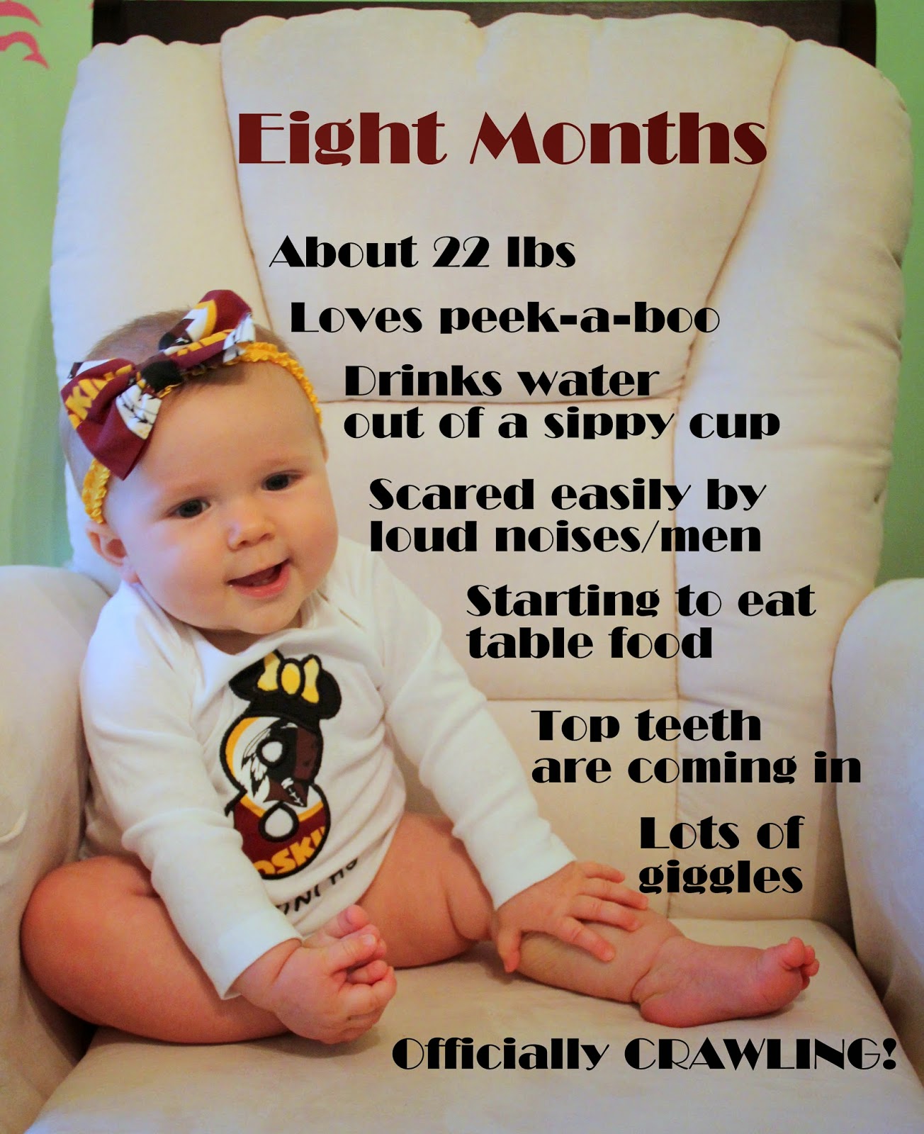 A Little Bolt of Life: Charlotte's 8 Month Update