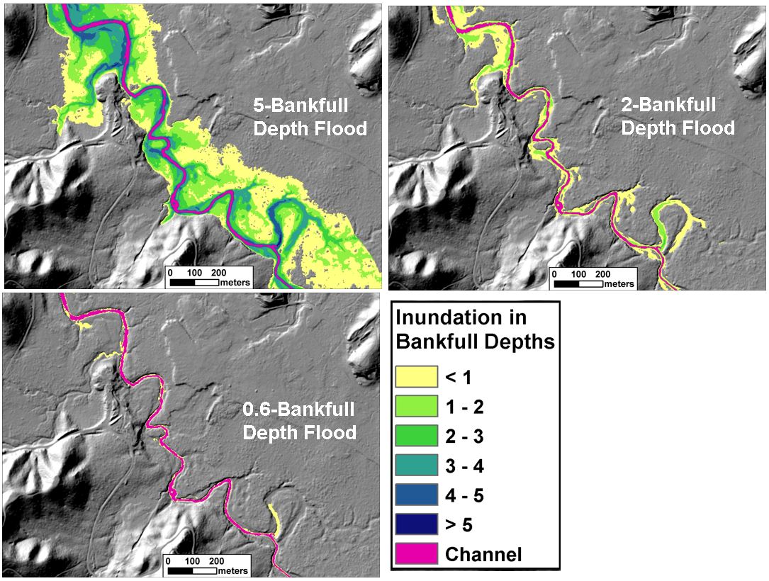 Mapping potential off-channel habitat