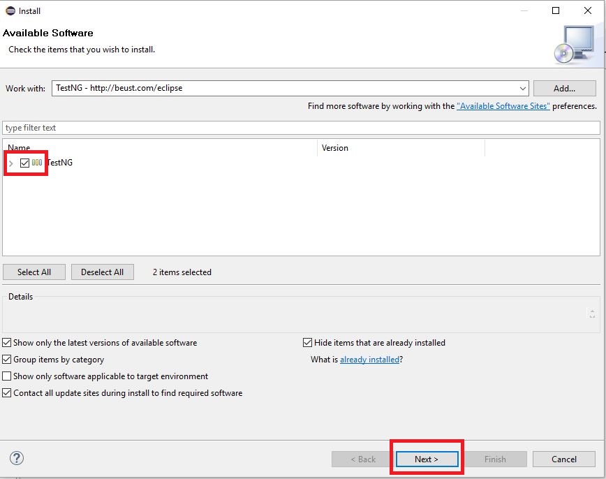 Mastering Test Automation by - Vinod Rane: Installing TestNG in Eclipse