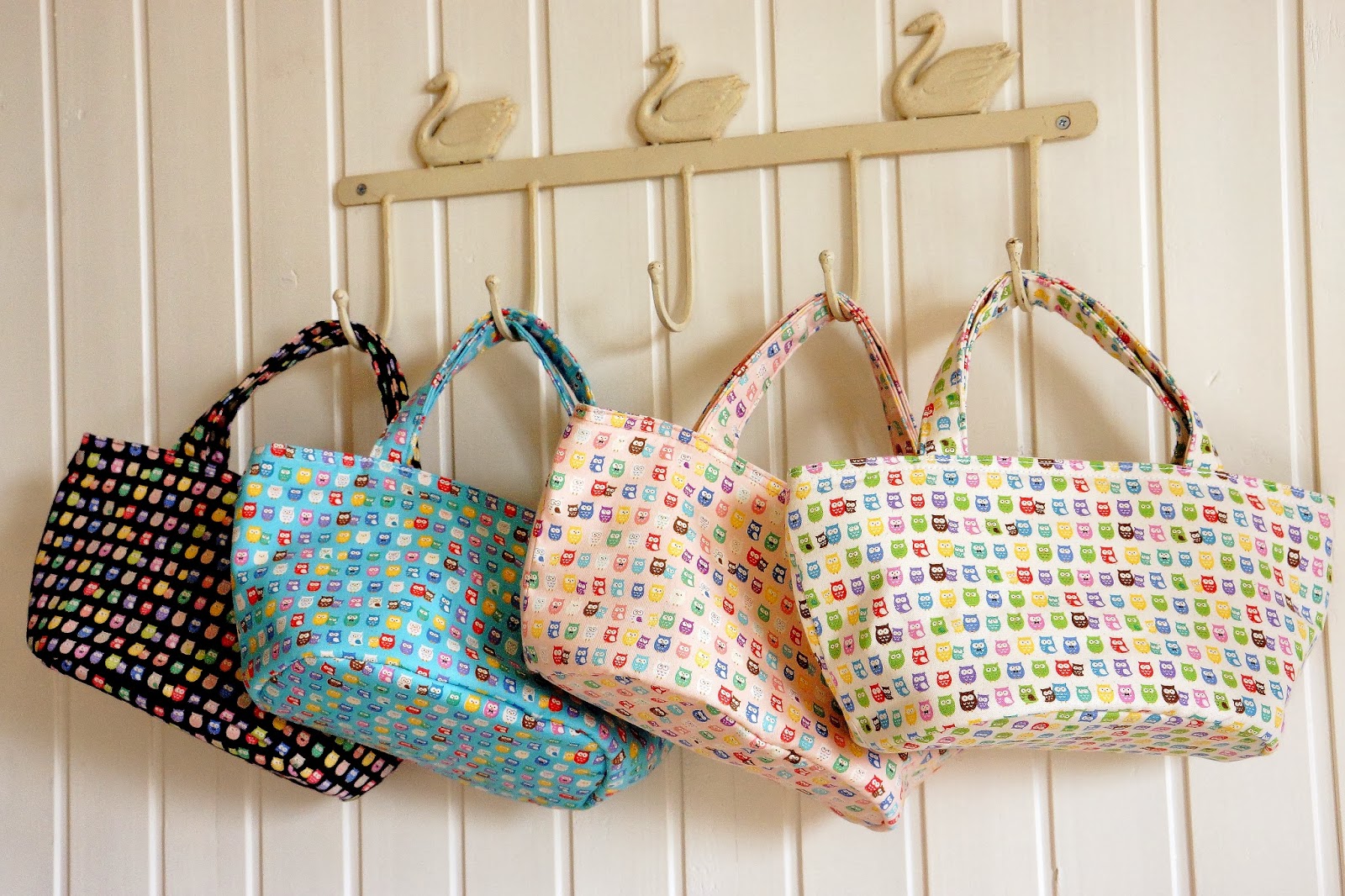 Yozo Craft: Kawaii Japanese Kokka Fabric Insulated Lunch Bag Tote
