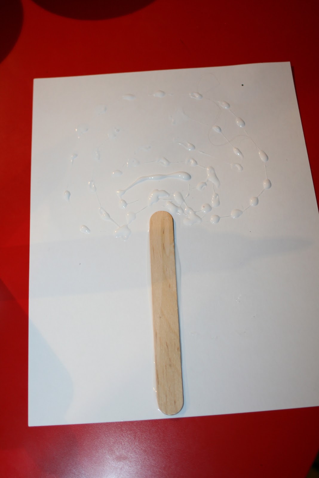 HomeSchooling Garden old: Tissue paper popsicles