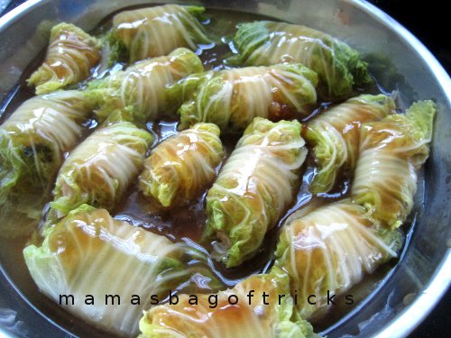 Tips and Tricks to Effective Parenting: Steamed Chinese Cabbage Rolls