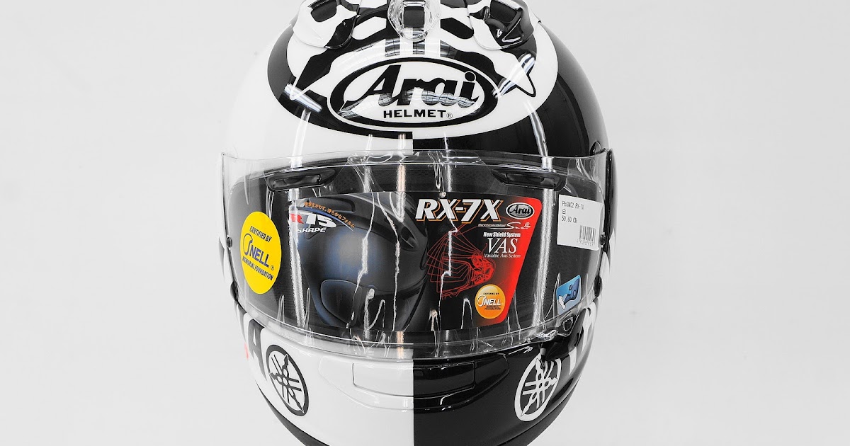Racing Helmets Garage: Arai RX-7X (RX-7V) "Yamaha" 2018 by P's factory