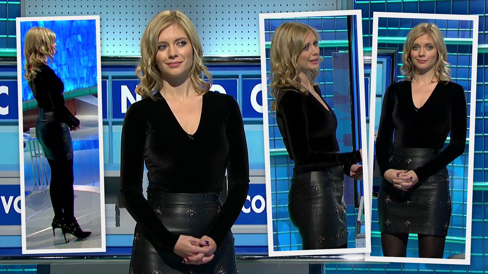 Rachel Riley Wallpapers: Rachel Riley - Super Sexy in Black Leather