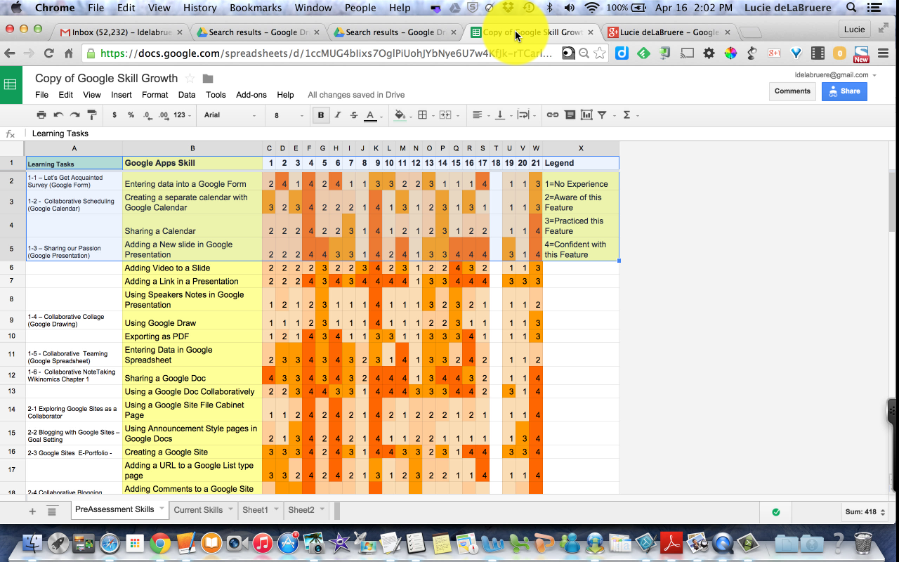 Learning With Lucie: Adding Color to your Data in Google Spreadsheets ...