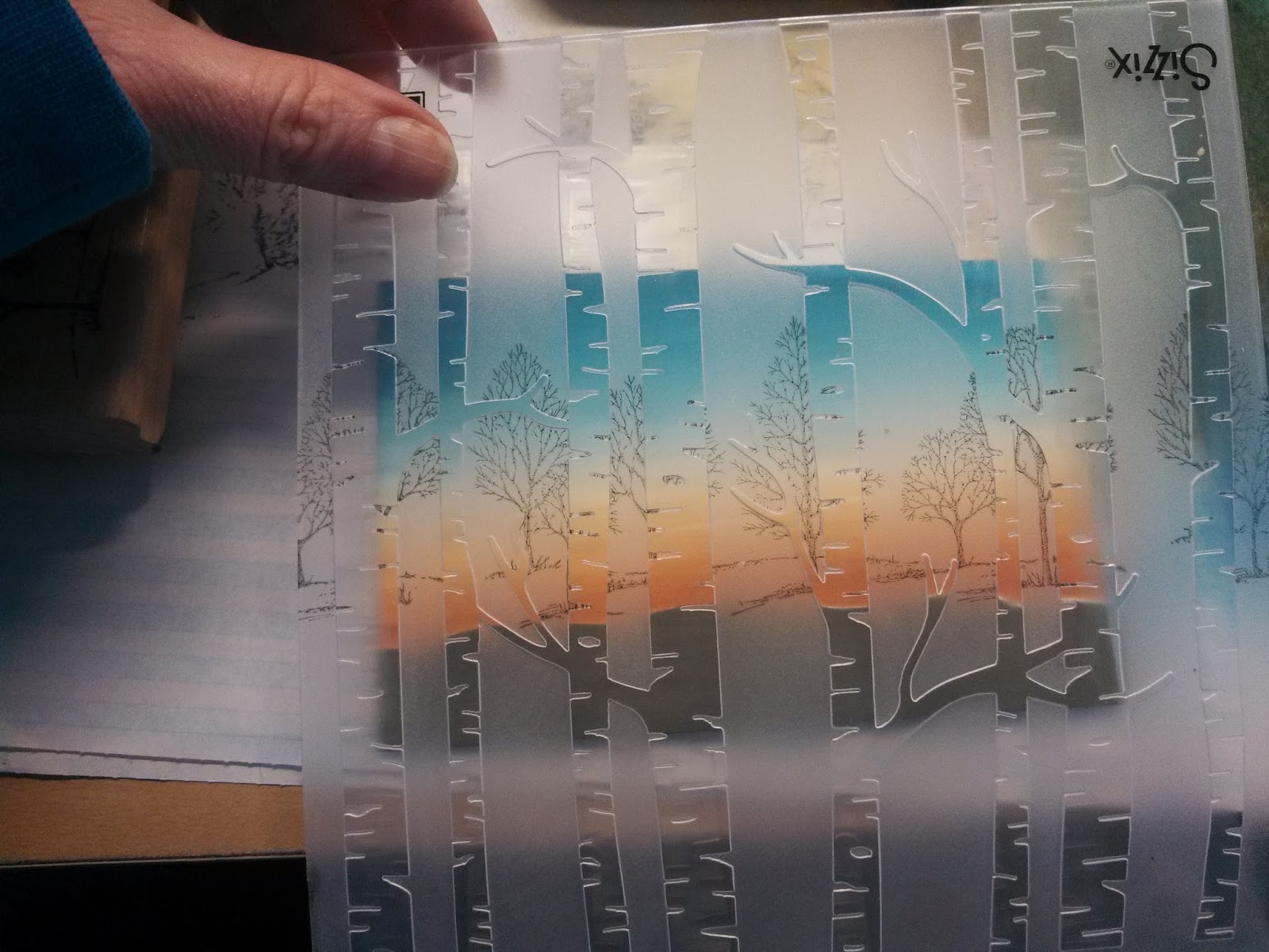 Stampin' it up with Belinda: Woodland Embossing Folder