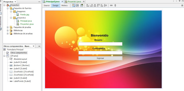 Cómo poner imagen de fondo a JFrame en Java NetBeans