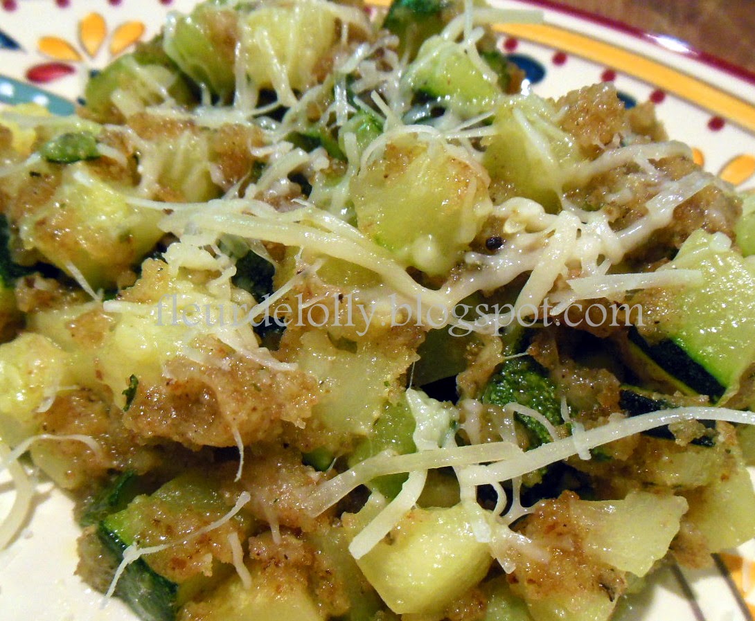 Fleur de Lolly: Sauteed Italian Styled Zucchini with Parmesan