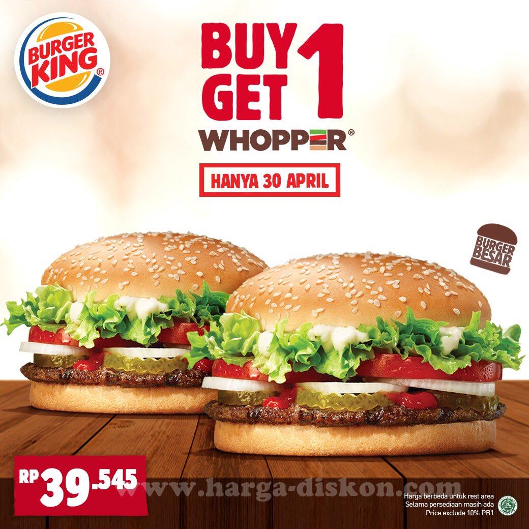 Promo Burger King Terbaru