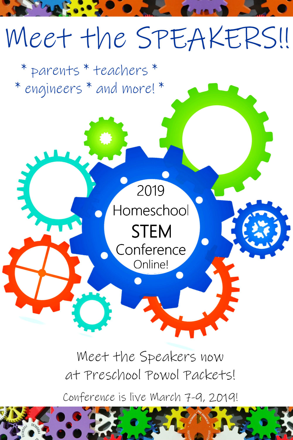 2019 Homeschool STEM Conference--Online Speakers | Preschool Powol Packets