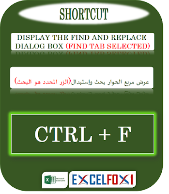 EXCELFOX1: DISPLAY THE FIND AND REPLACE DIALOG BOX (FIND TAB SELECTED)
