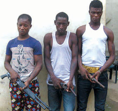 Photo: Police Unveil One Of The Ruthless Gangs Terrorizing Lagos | TALKCRIB