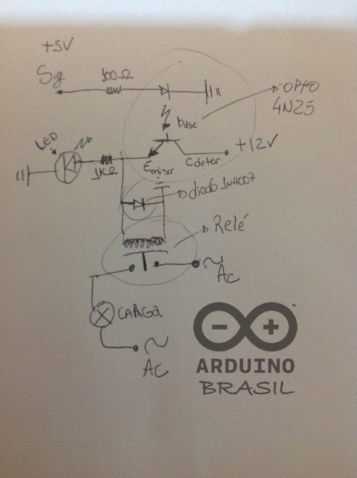 Arduino Brasil : Eletronica - Optoacoplador (2/3)