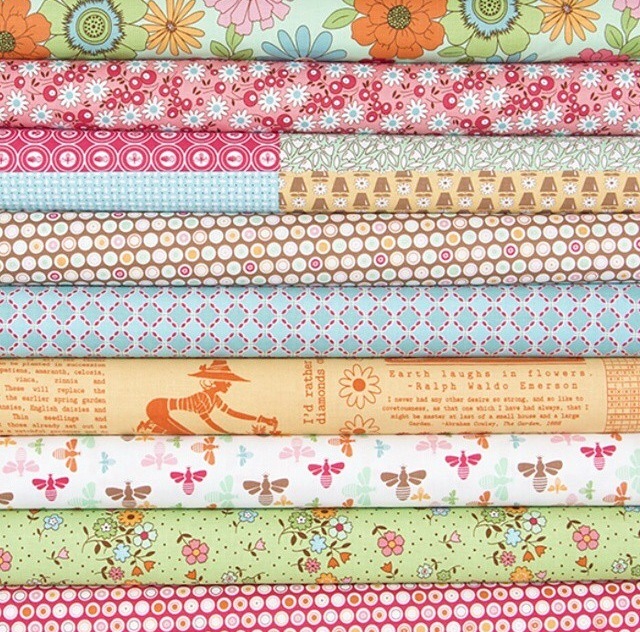 Bee In My Bonnet: Flower Patch - my Latest Fabric Collection!
