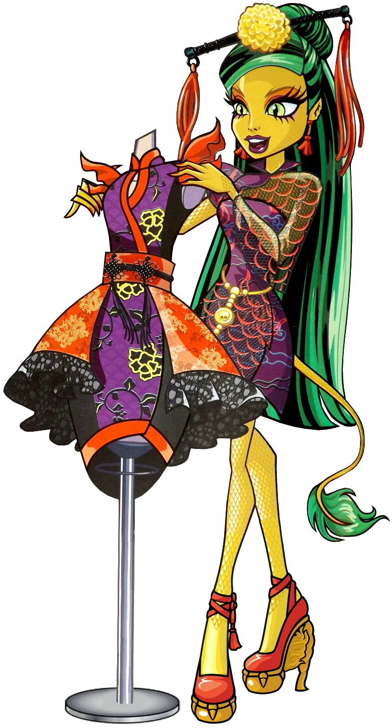 Todo sobre Monster High: Artwork/PNG de Jinafire Long
