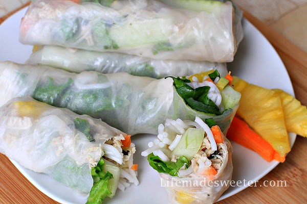 Finger Food Friday – Rice Paper Salad Rolls ~ Meggan Backwood
