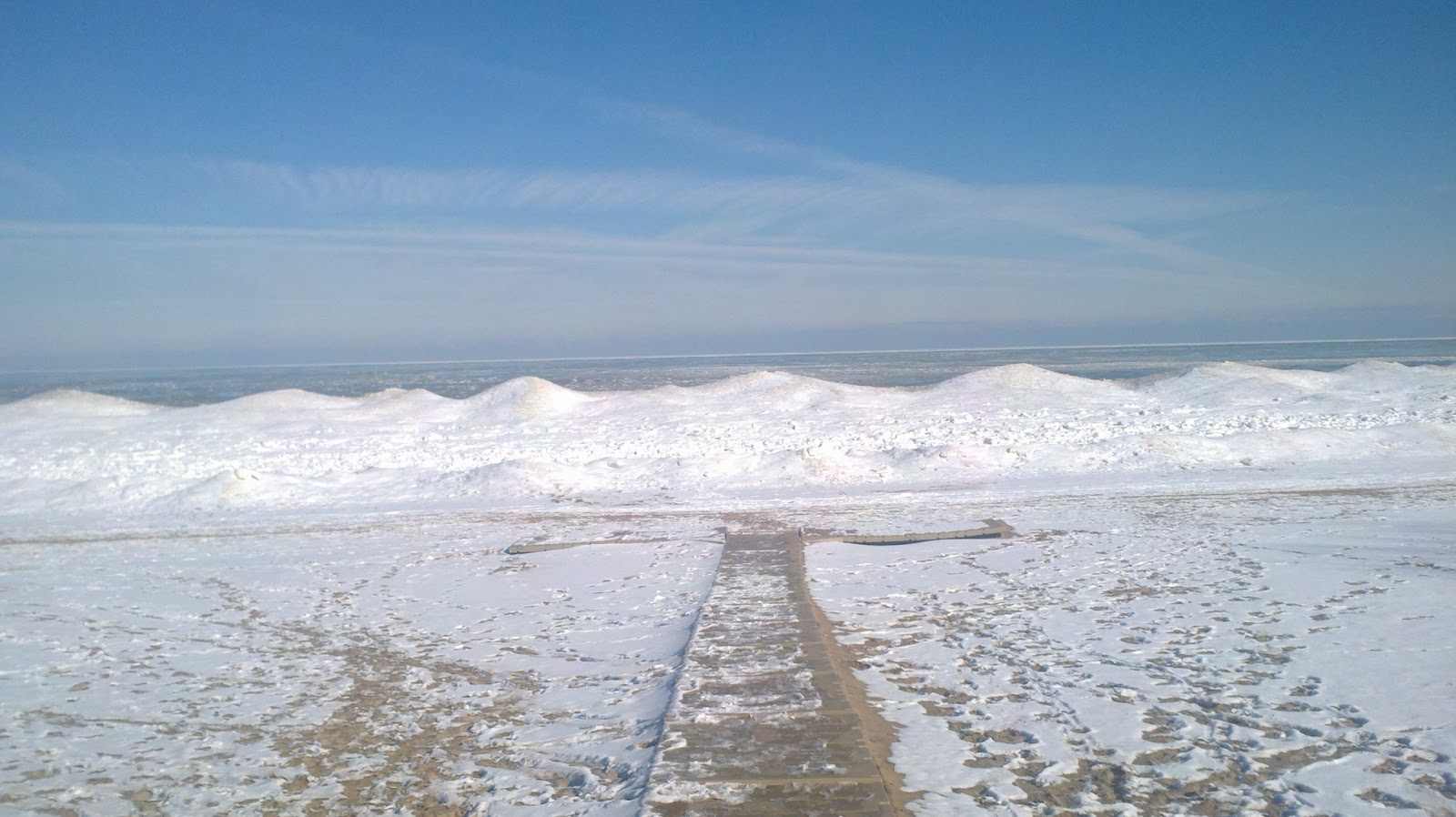 Evanston Newbie: Evanston and its Sexy Frozen Beaches