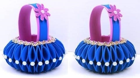 Usa esta técnica para decorar recipientes con foamy o goma eva