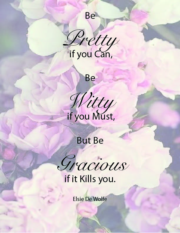 Lesson of A Lady: A Lady Graciously Accepts Compliments | Kelsie Lou