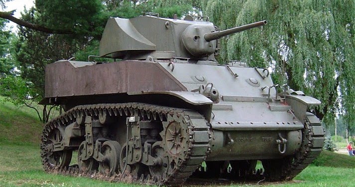 Le char M5A1 Stuart VI armée britannique 1944/45.