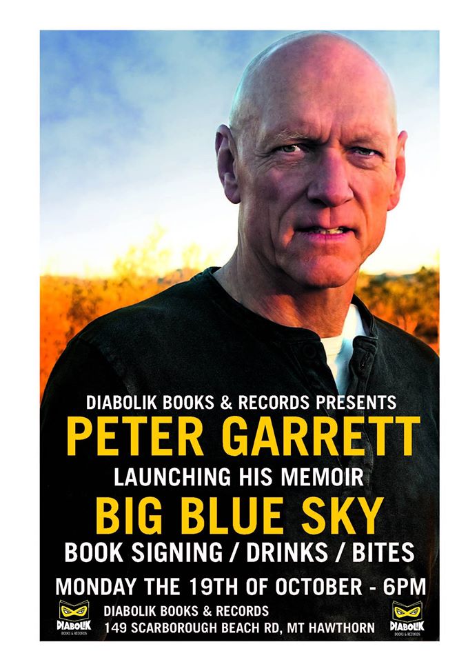 hi spirits: Diabolik Books hosts Peter Garrett