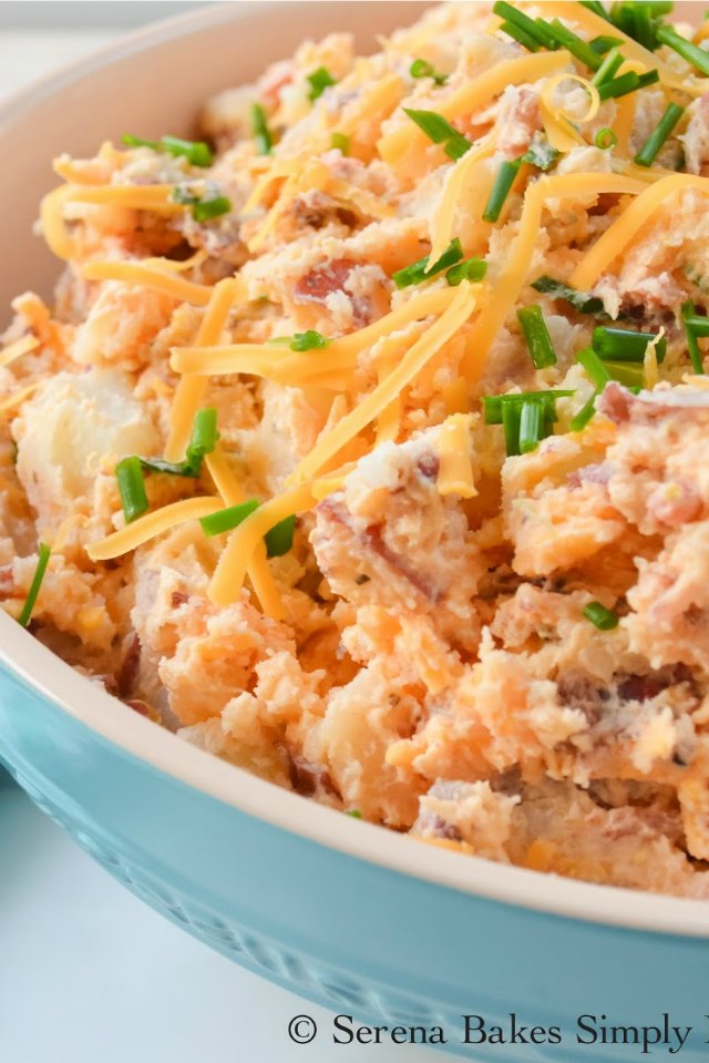 Fully Loaded Baked Potato Salad | Serena Bakes Simply From Scratch
