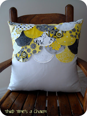 Third Time's a Charm: Clam Shell Pillow