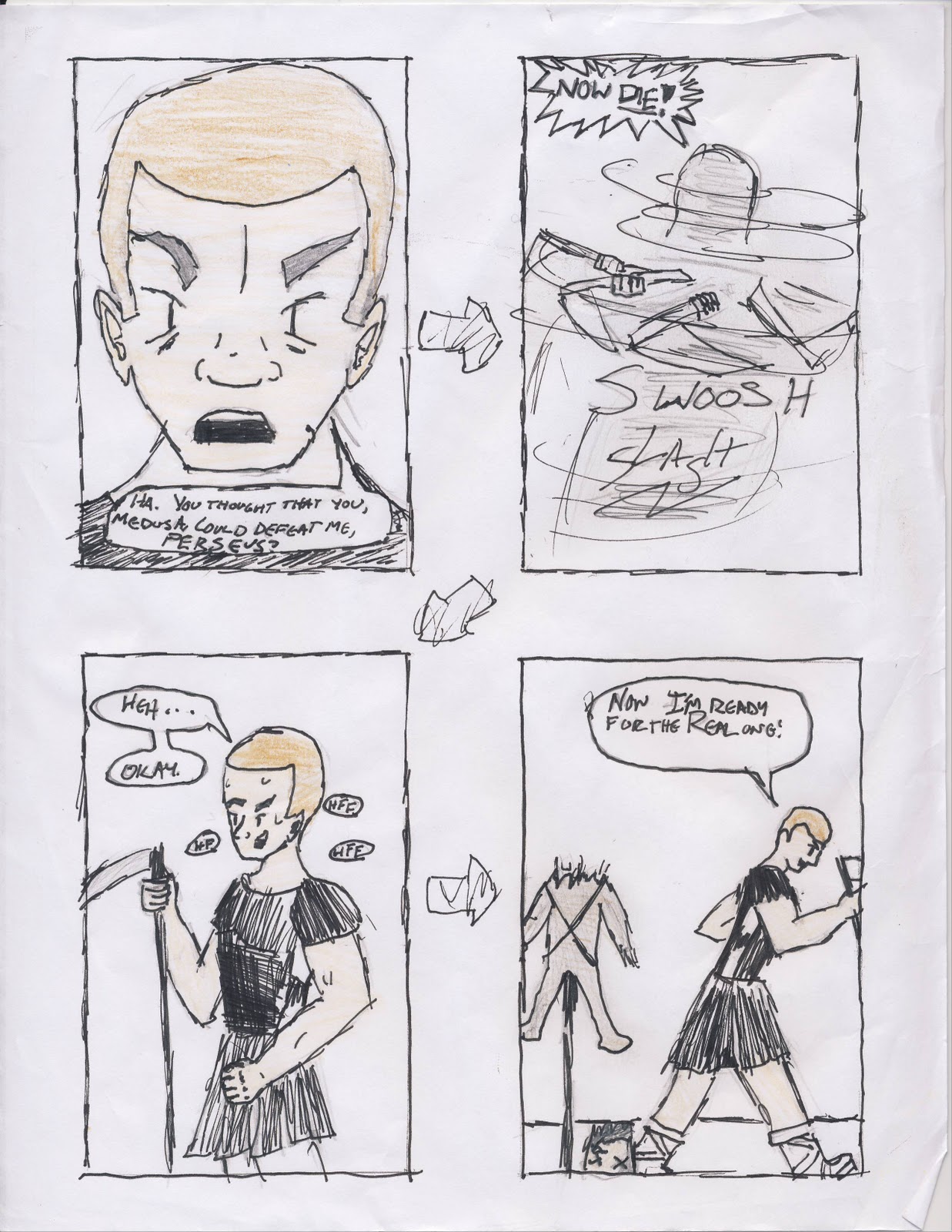 Comic: Perseus- The Unseen Outtakes