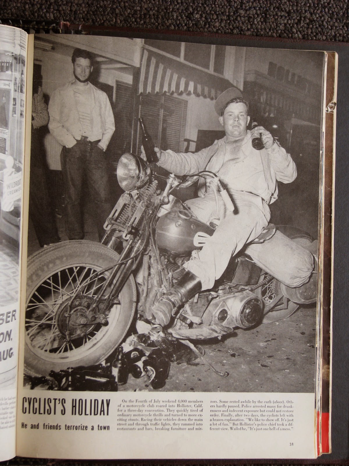 Bikewriter.com: Waco, and the inevitable echo of Hollister, 1947