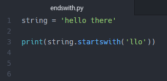 Python str.startswith():별빛 연구소(Starlight Lab)