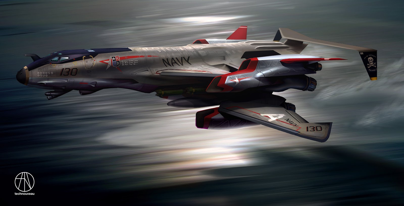 Seduced by the New...: Aeronautical Concept Art