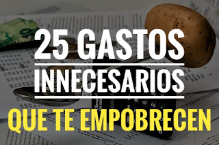 Lo Curioso: 25 gastos innecesarios que te empobrecen