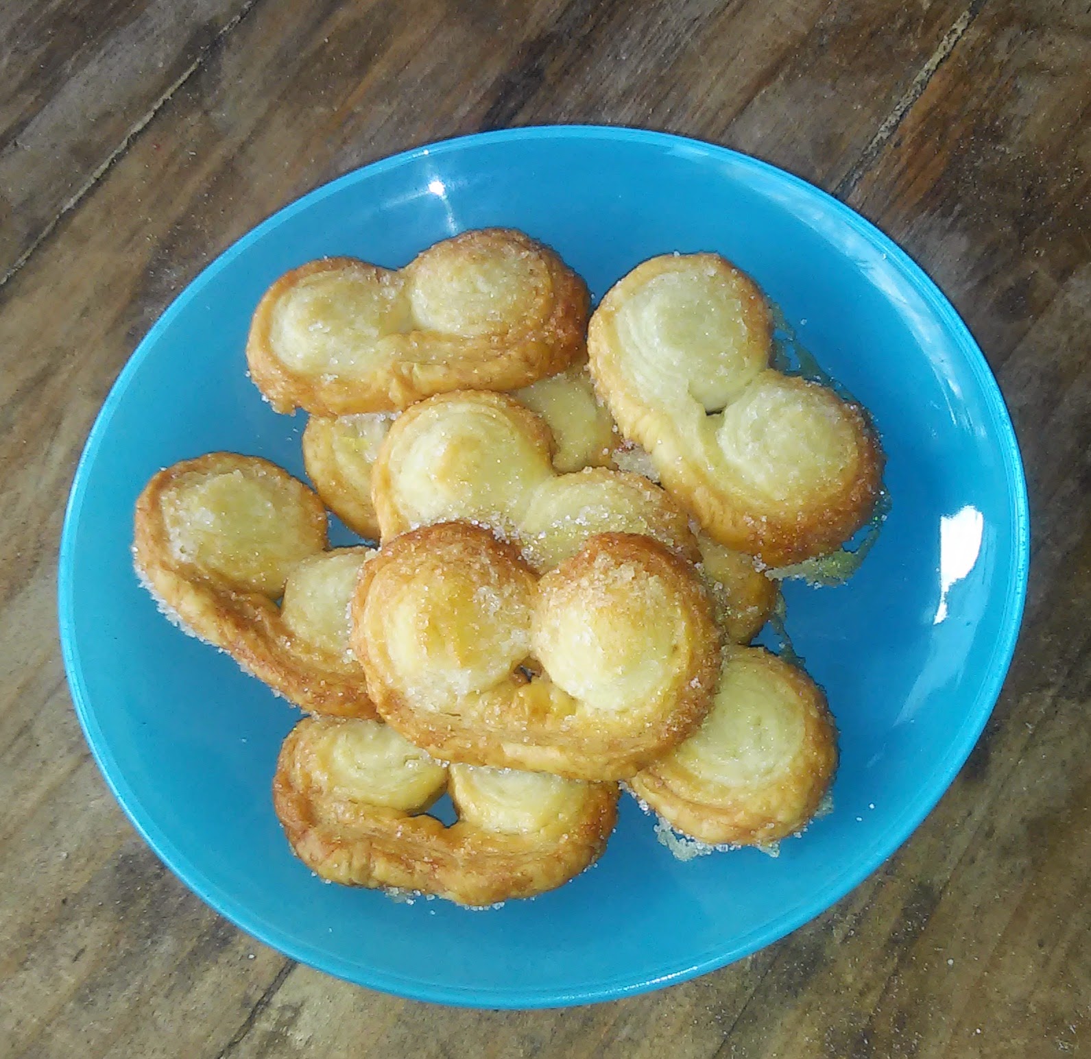 Nesta Quinta Nossa....: Bolachas da semana : : Mini Palmiers