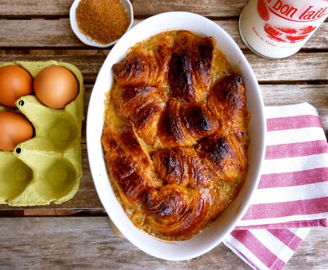 LA COCINA DE BABEL: Caramel-Croissant pudding de Nigella.