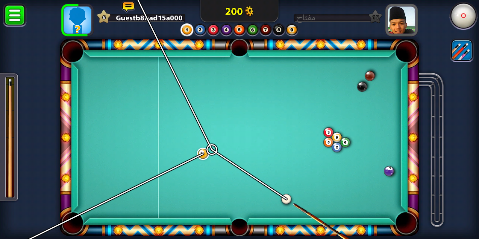 8 Ball Pool Mod unlimited guideline