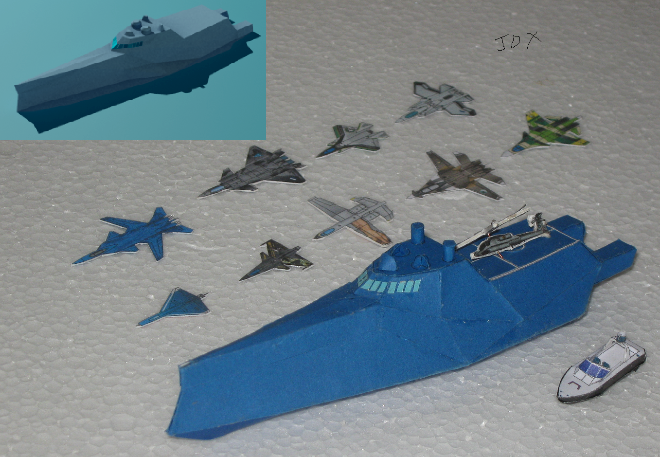 Ace Combat Model - Drawings: Very Slender Vessel