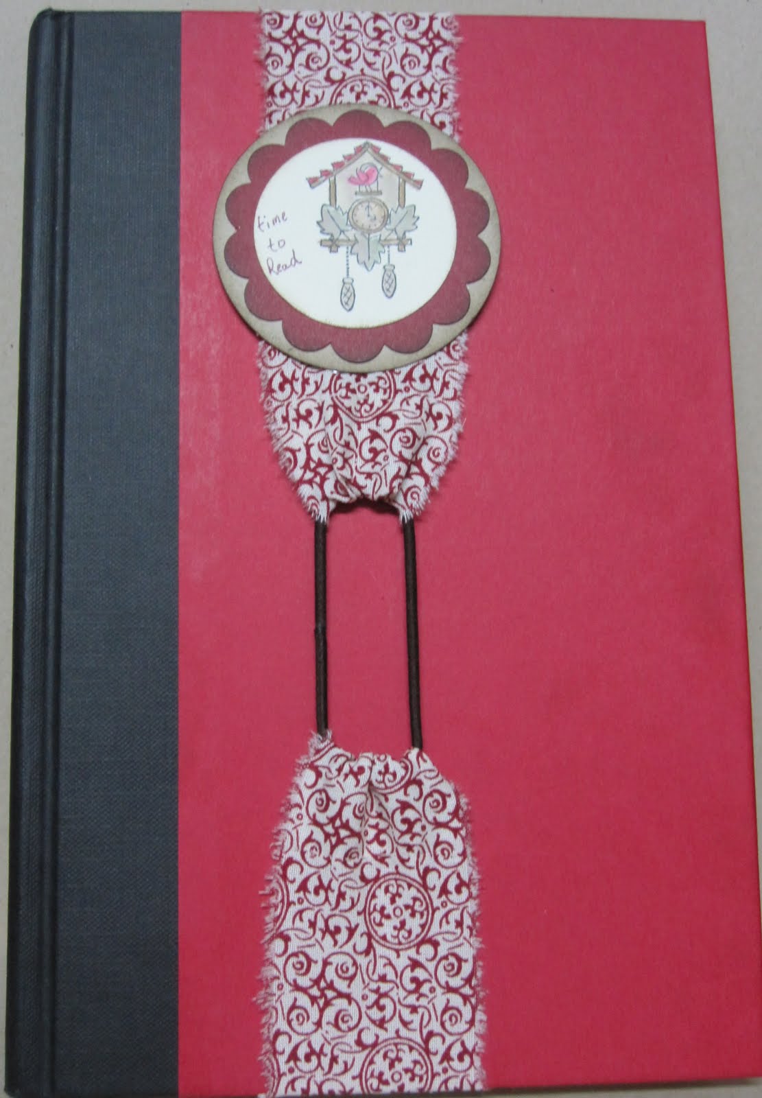 Krafting with Karen: Torn Fabric Bookmark