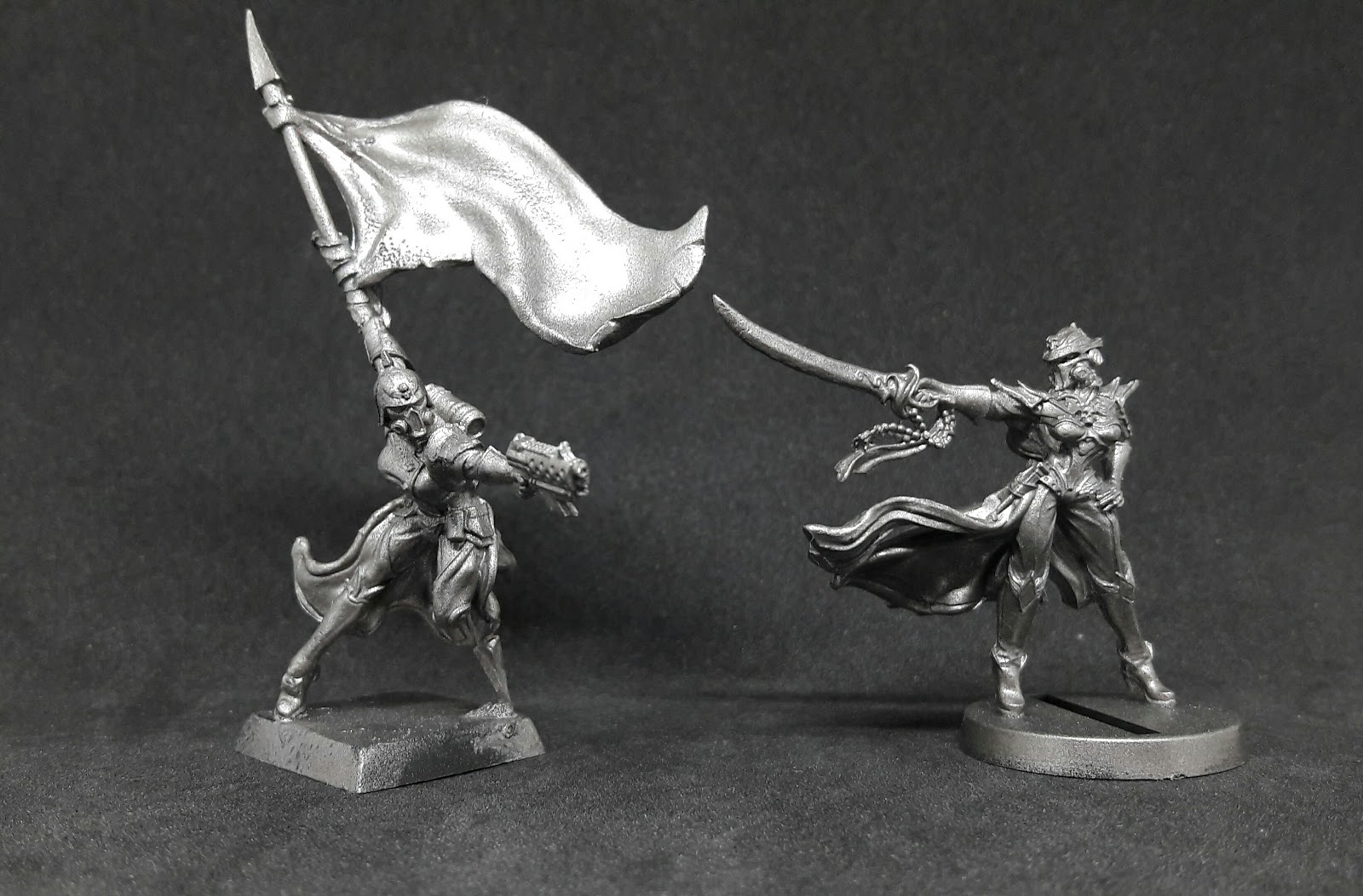 30Kplus40K: Imperial Militia Commanders - Raging Heroes Iron Empire