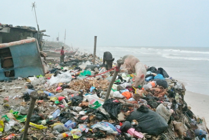 Environment News Ghana: Chorkor beach turned dumping ground for refuse ...