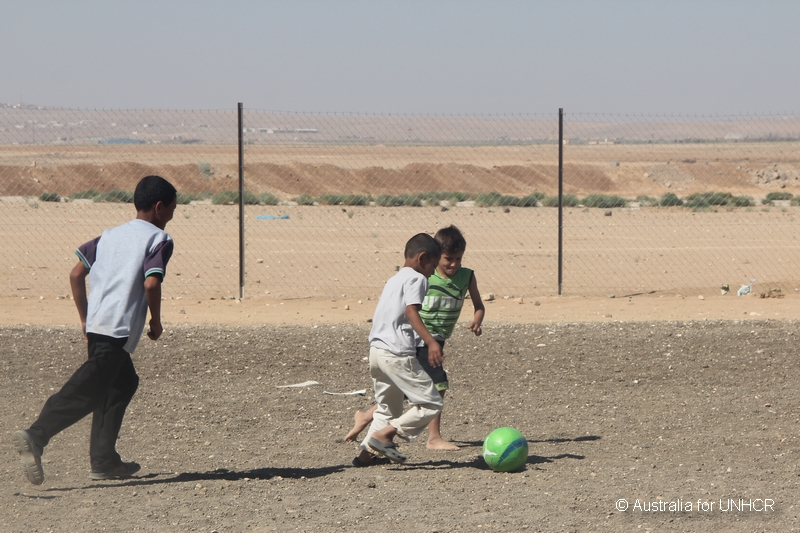 Australia for UNHCR: Refugee fathers hope for the future amidst war in ...