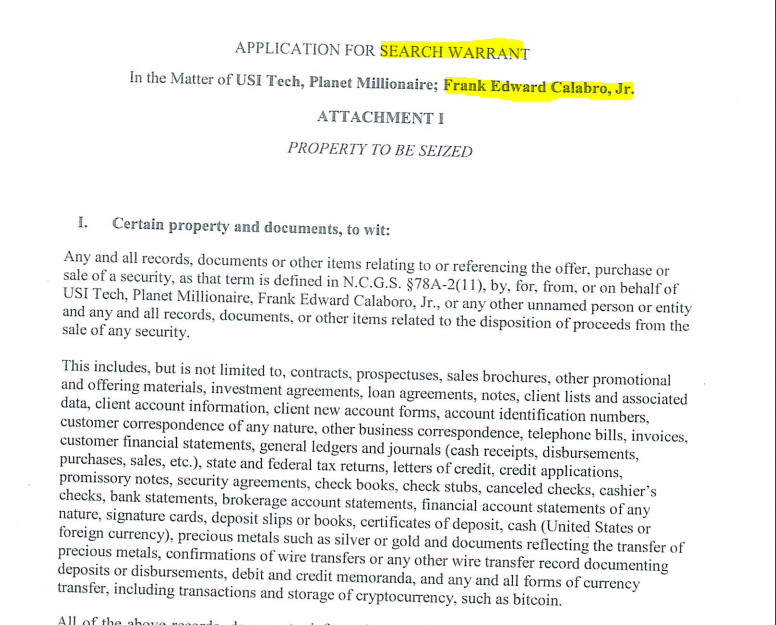 TARA TALKS: Frank Calabro Jr. Gets A Cease and Desist Order and SEARCH ...