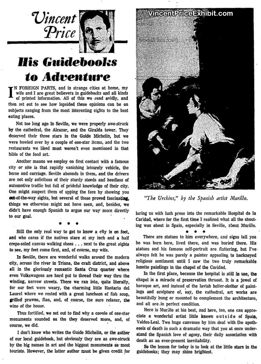 Vincent Price On Art: 2017